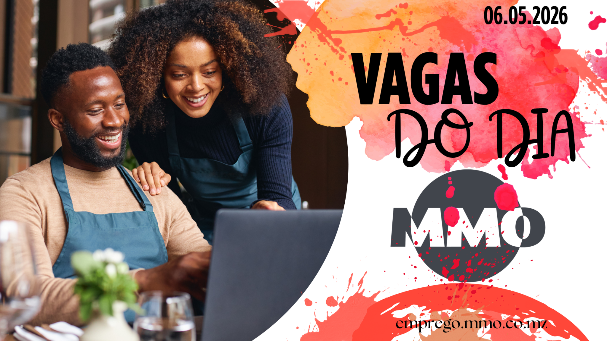 Vaga de emprego do dia 06 de Maio de 2026 (22 vagas) - MMO
